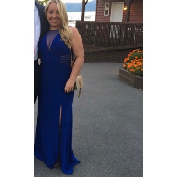 Morgan & Co. | Dresses | Blue Prom Dressball Gown | Poshmark